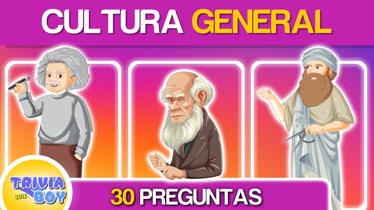 30 preguntas de cultura general. 🧠 📚 🤔 conocimientos generales - Trivia ...