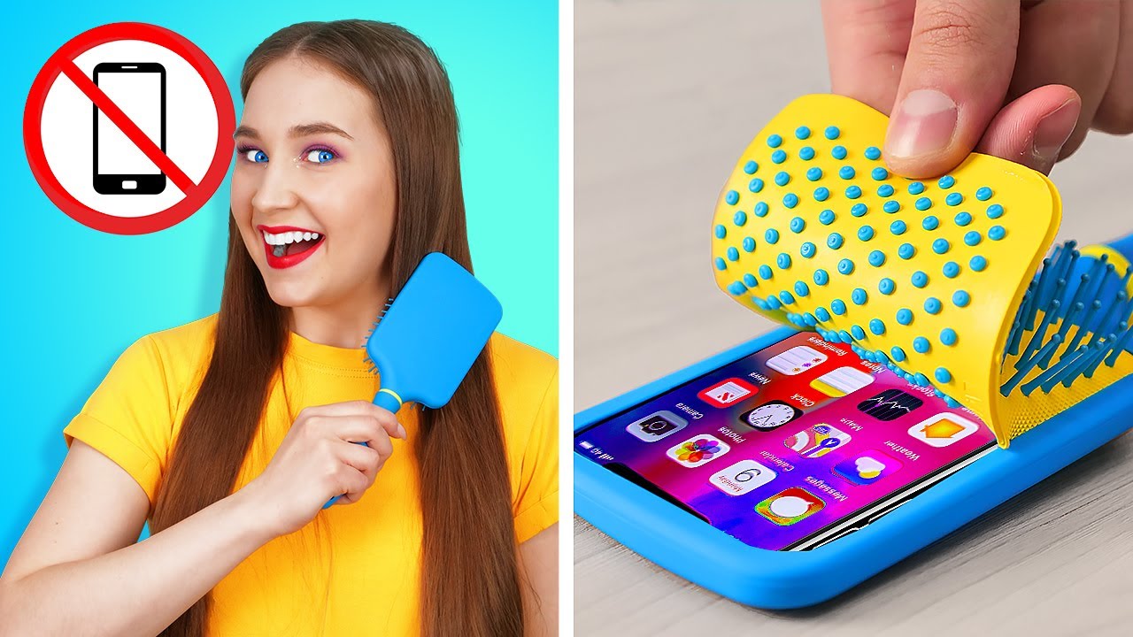 HOW TO SNEAK YOUR PHONE INTO SCHOOL || Funny Situations by 123 GO ...