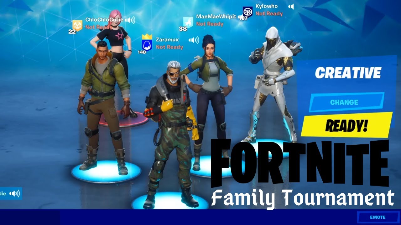 Fortnite - Family Tournament in Creative - YouTube