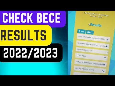 HOW TO CHECK YOUR BECE RESULTS ONLINE 2022/2023. - YouTube