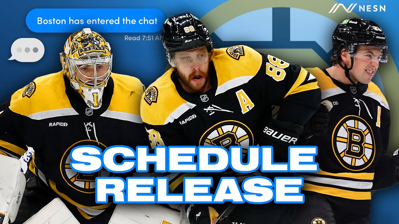 Boston Bruins 2025-2026 Schedule Will Test The Team EARLY! - YouTube