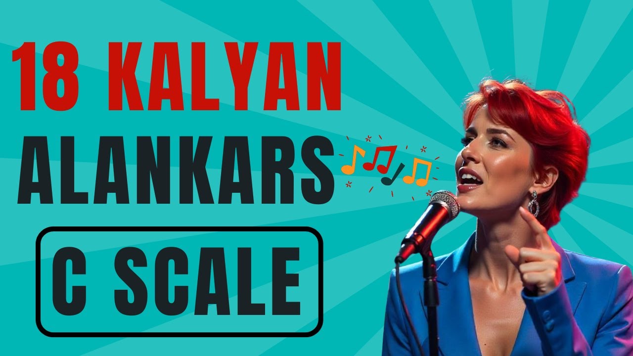 Best 18 Kalyan Thaat Alankars in C scale to PERFECT YAMAN RAAG NOTES ...