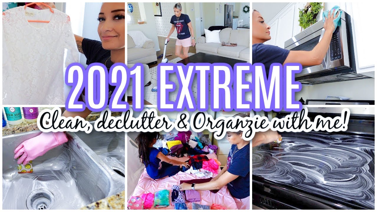 *EXTREME* CLEAN WITH ME 2021 | SPRING CLEANING MOTIVATION | DECLUTTER ...