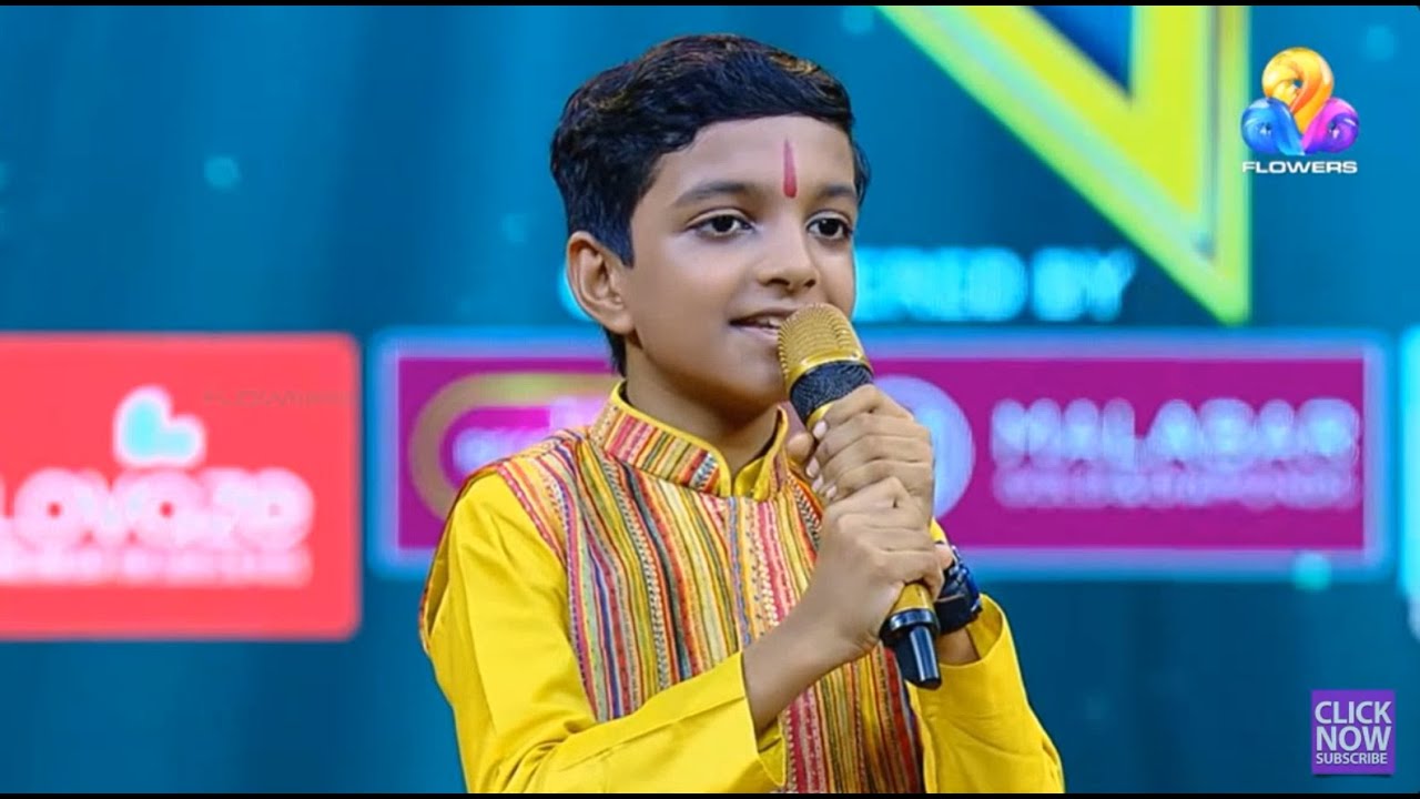 ശങ്കരൻ | ഗണപതിപപ്പാ മോറിയാ...മംഗളമൂർത്തി മോറിയാ... | Flowers Top Singer ...