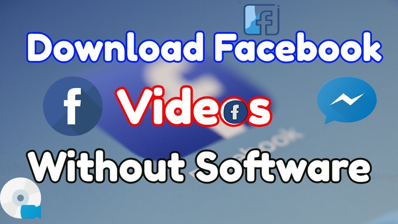 How to Download Facebook Videos Without Special Software || Facebook ...