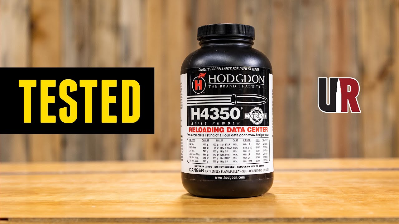 TESTED: Hodgdon H4350 Powder - YouTube