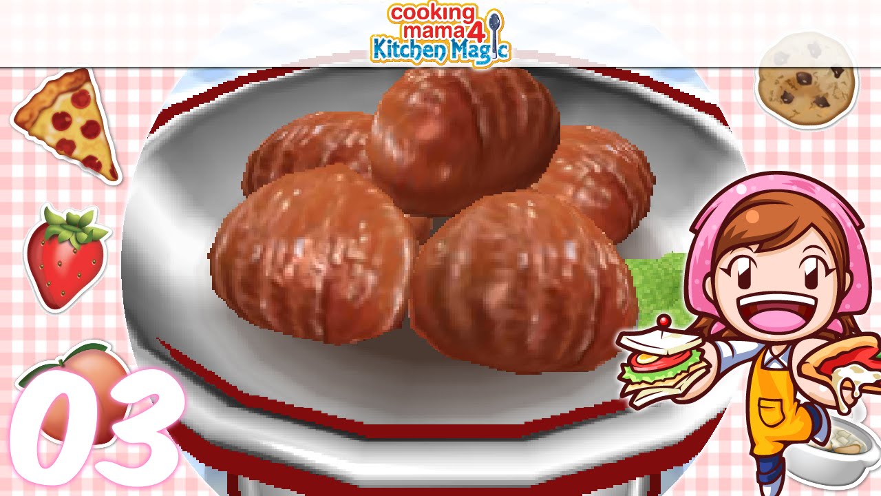 [Let's Play] Cooking Mama 4 Kitchen Magic - EP03: Marron Glacé (ﾟ⊿ﾟ ...