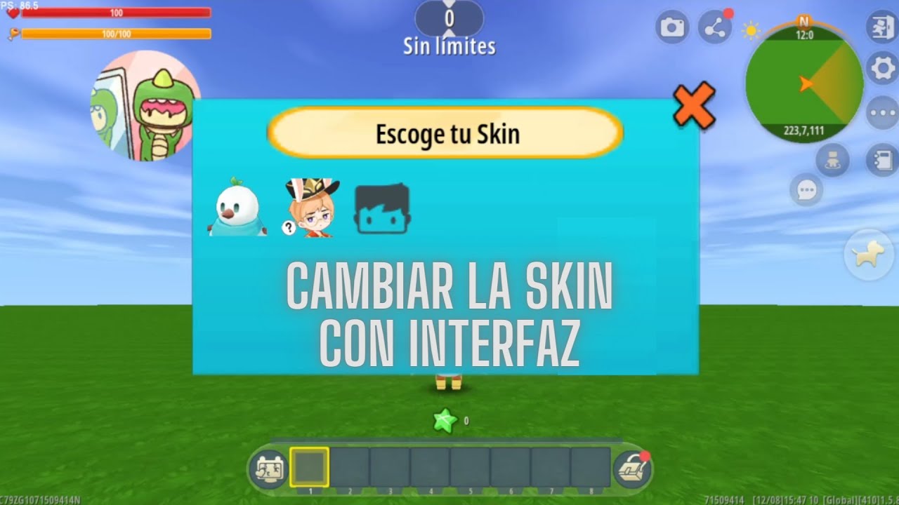 Como Cambiar Tu Skin Con Una Interfaz | Mini World (Tutorial) - YouTube