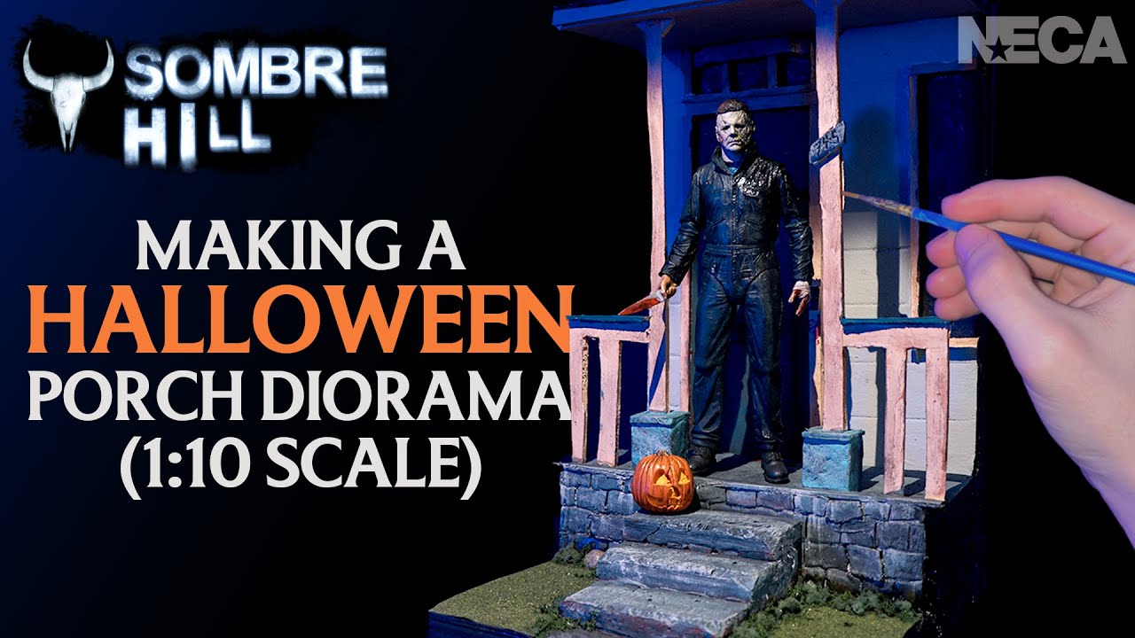 I Built a Michael Myers Porch Diorama…3 Days Before Halloween - YouTube