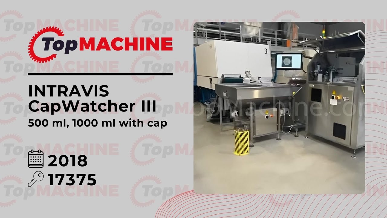 INTRAVIS CapWatcher III Cap making - Closure inspection system used ...