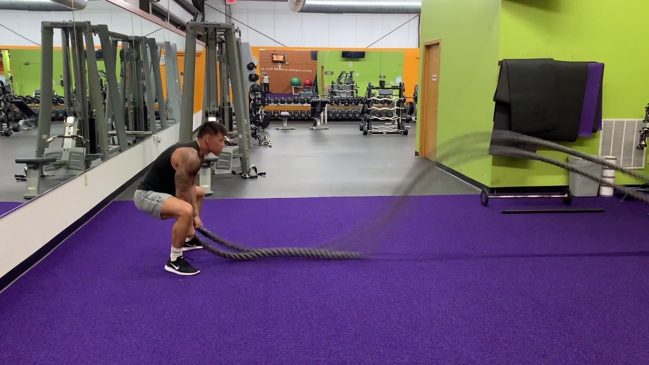 Battle Rope Jumping Slams - YouTube