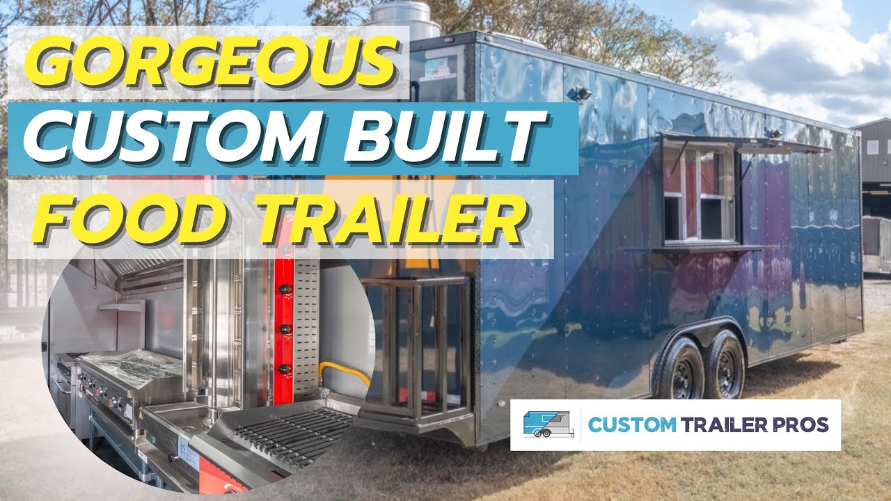 Gorgeous Custom Built Food Trailer - YouTube