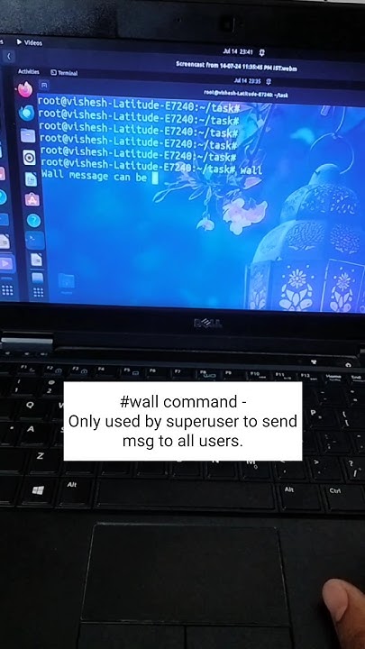 Wall Command Linux Ubuntu Shortsviral Shortvideo Shorts Viral Viralvideo Song Songs