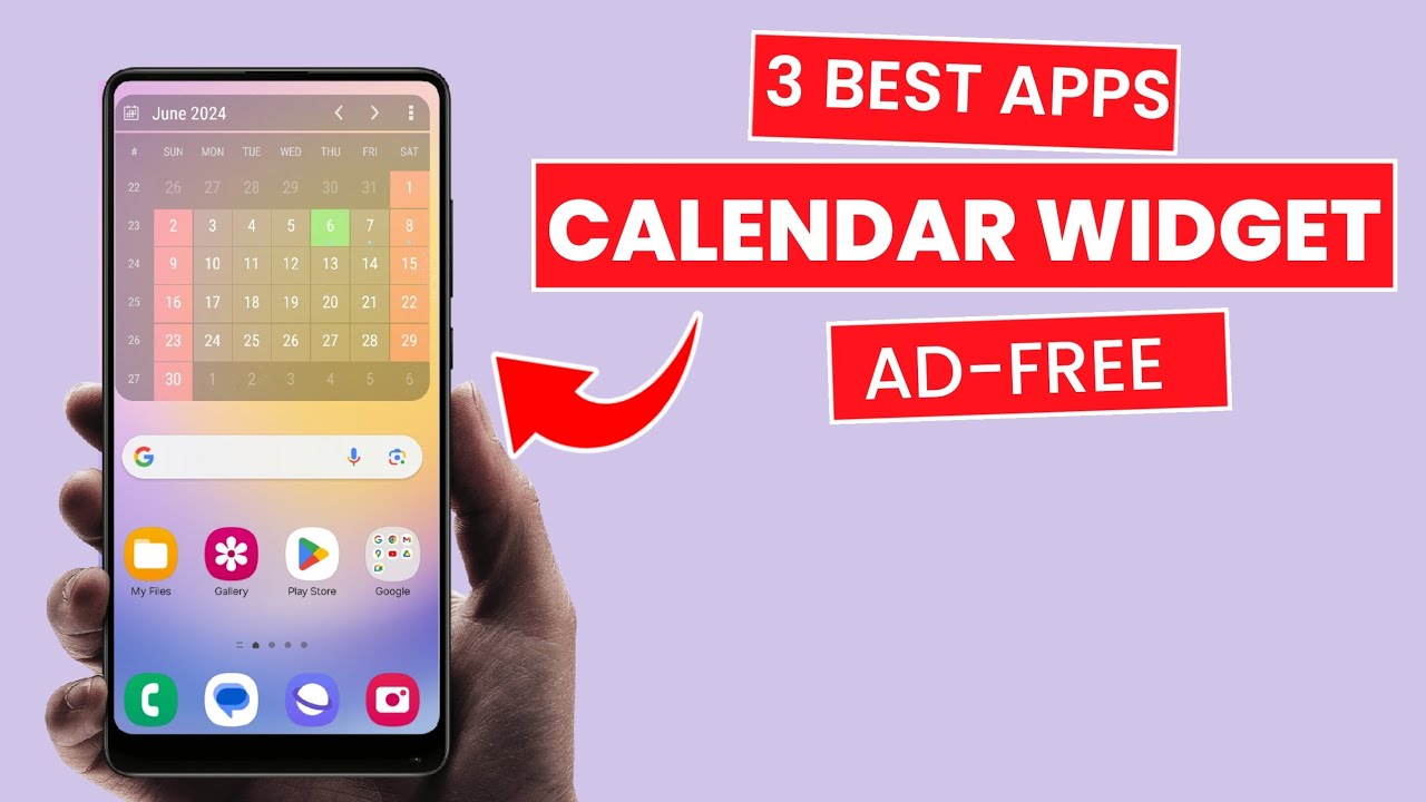 3 Best Calendar Widget Apps For Android 2024 - YouTube
