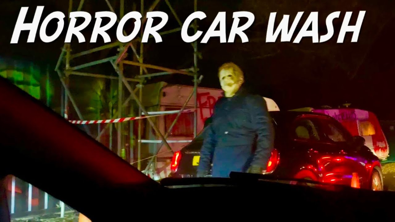 HORROR CAR WASH 🔪 Rainton Arena ~ HALLOWEEN 🎃 - YouTube