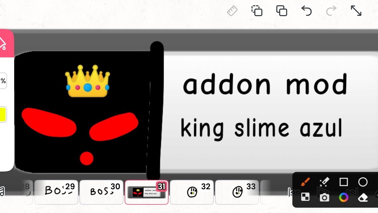 boss king slime azul addon mod - YouTube