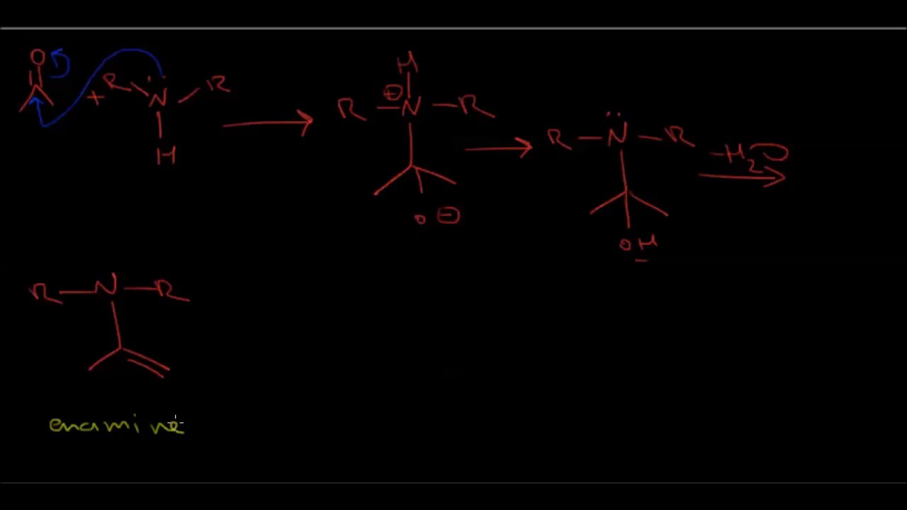 stork reaction mechanismشرح بالعربي - YouTube