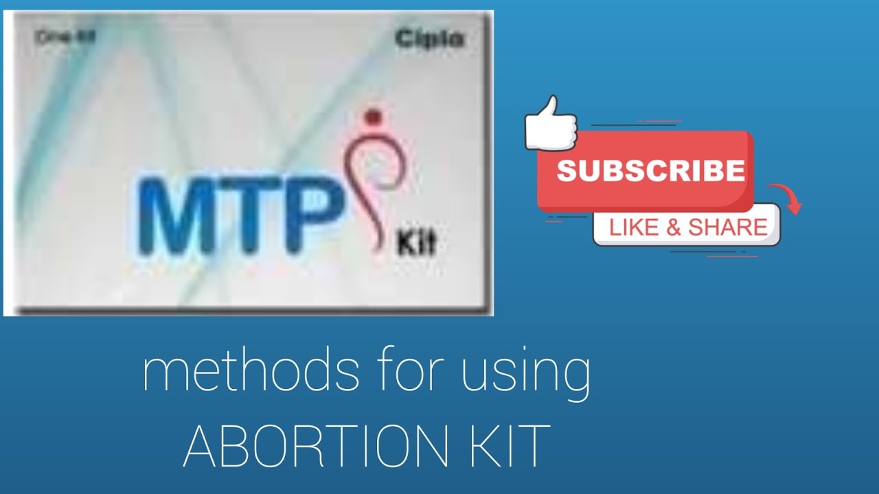 how to use MTP (Abortion) kit - YouTube