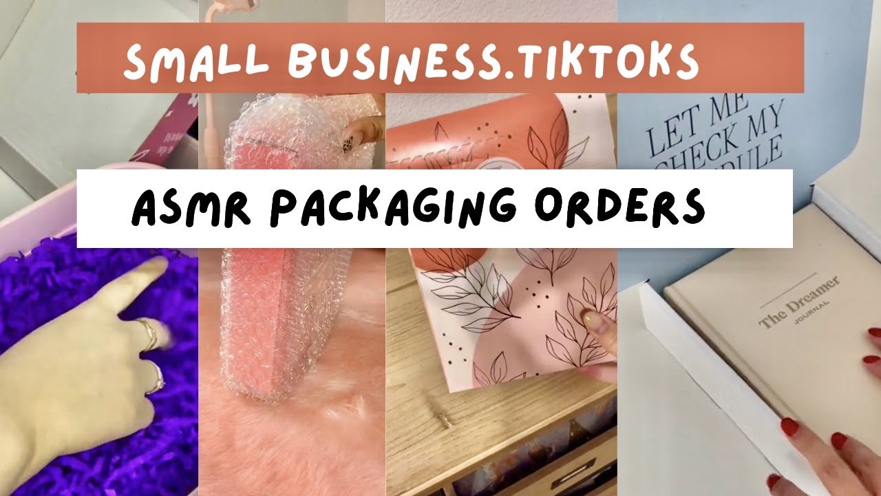 Asmr Packaging Orders!🤍Part:27 | Smallbusiness.tiktoks #smallbusiness # ...