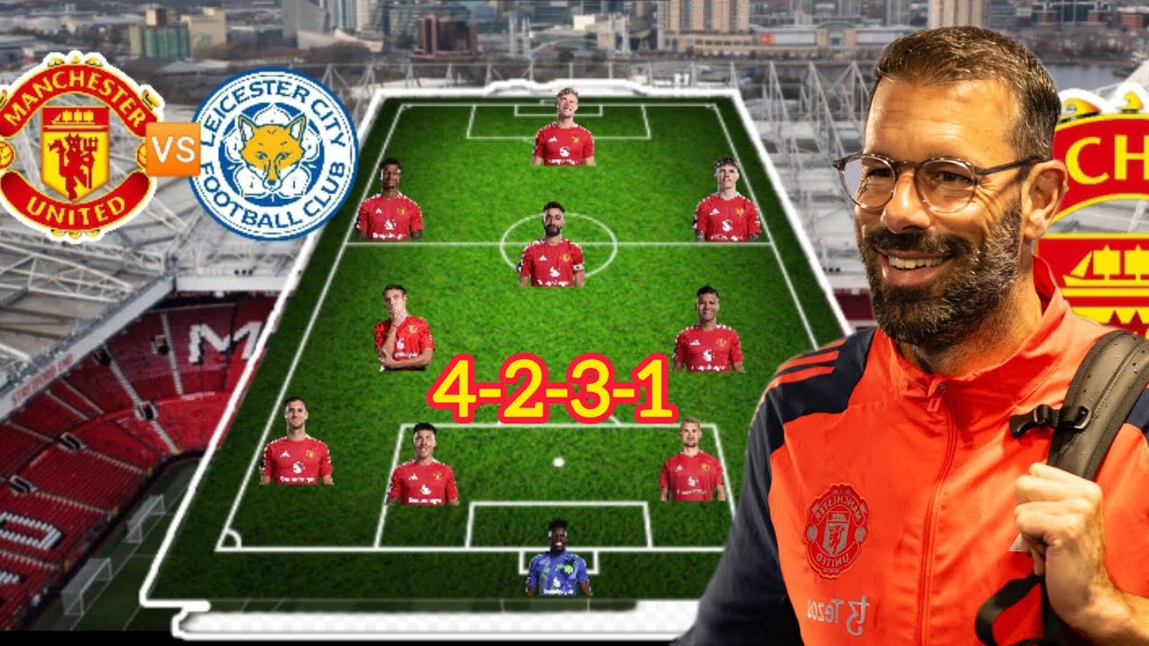 NISTELROOY PERFECT SQUAD TO BEAT LEICESTER CITY🔥: MAN UNITED Predicted 4-2-3-1 Line-up At EPL ...