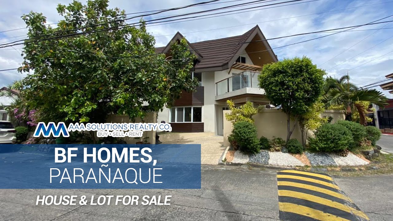 BF Homes Parañaque - 5 Bedroom House For Sale - corner lot - YouTube