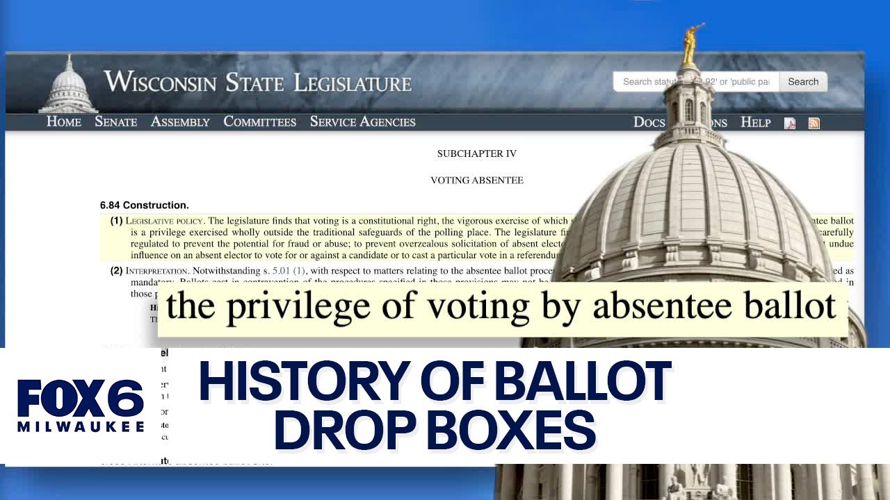 History of drop boxes in Wisconsin | FOX6 News Milwaukee - YouTube