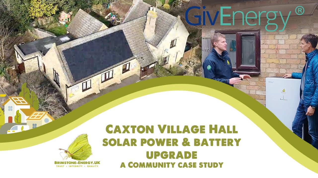 Caxton Village Hall Solar Panels & Battery Storage Installation ...