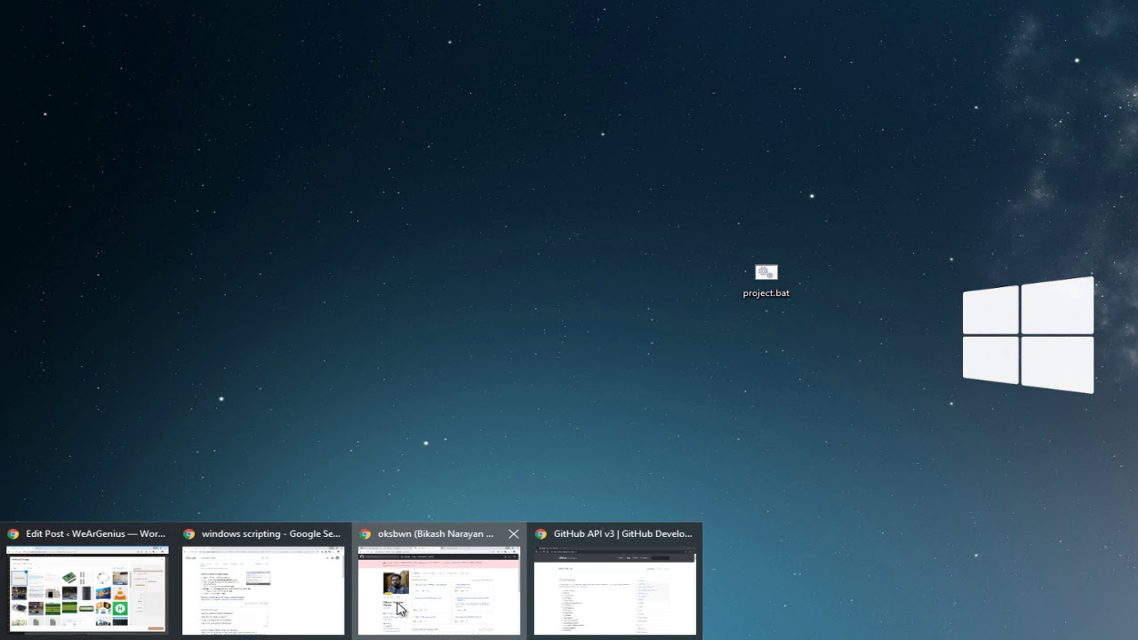 Automatic Project Creation Using Windows Batch Scripting Demo Youtube