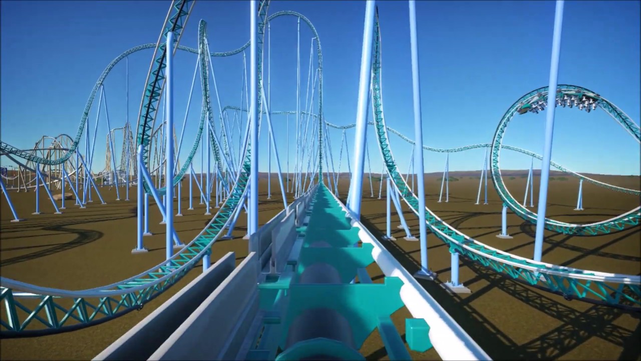 Planet Coaster - The Spirit of Adventure - Intamin Blitz Coaster - YouTube