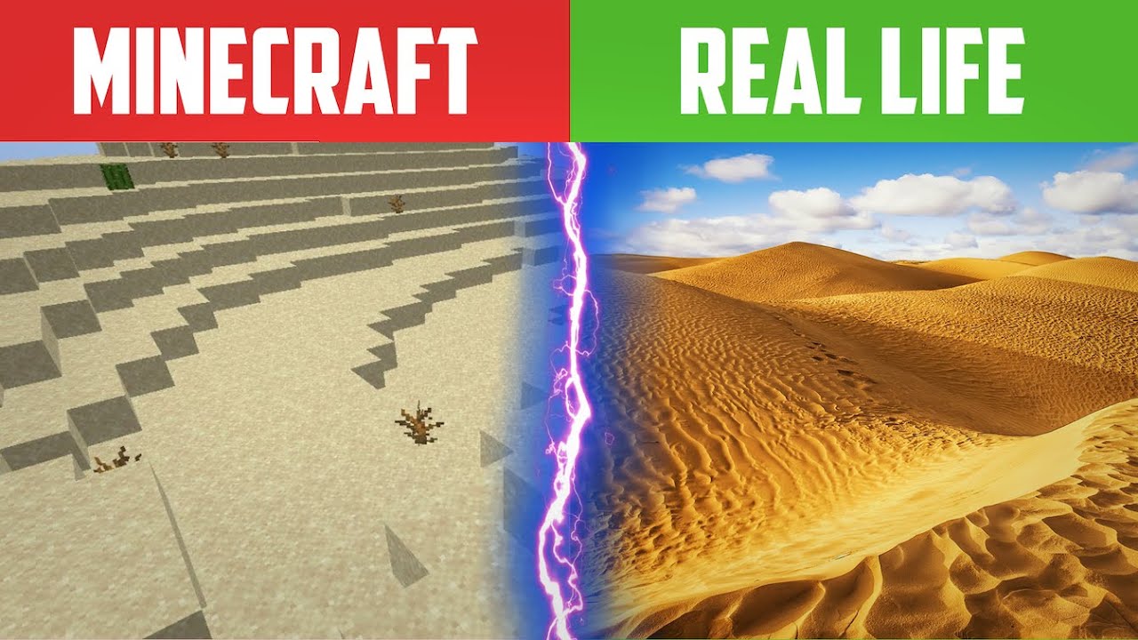 Realistic Minecraft - Realistic Grass - Realistic Fire - YouTube