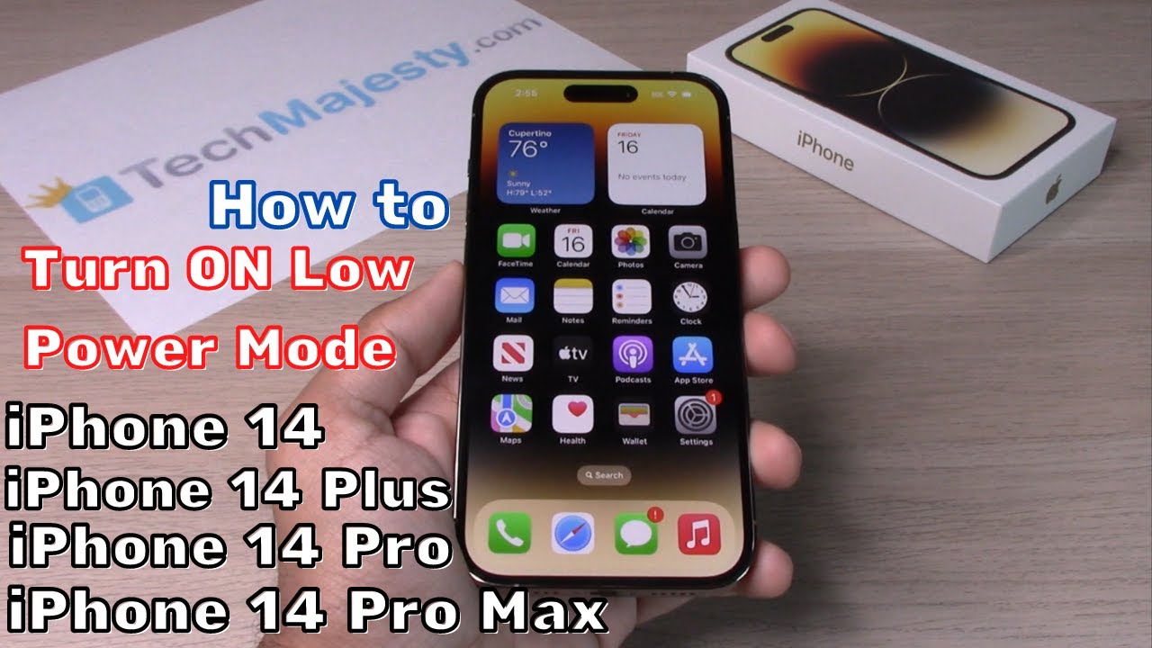How to Turn ON Low Power Mode (Battery): iPhone 14/iPhone 14 Plus ...