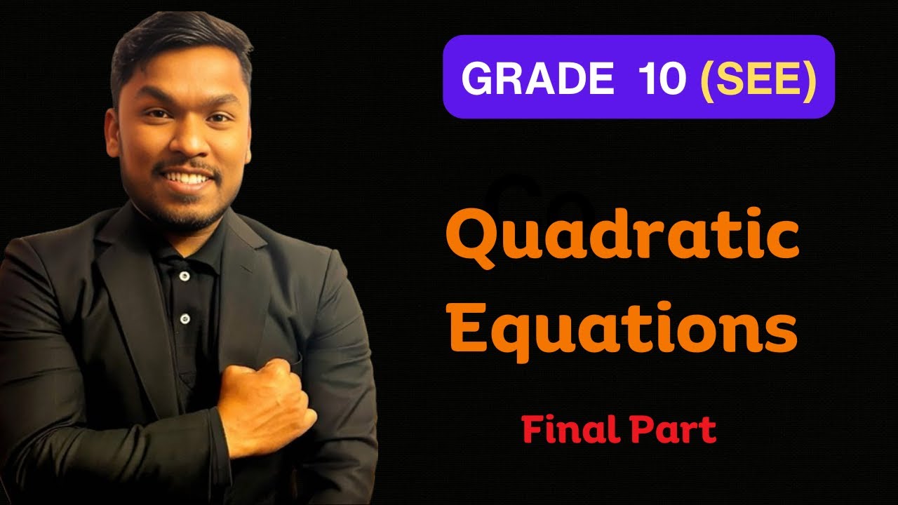 Quadratic Equations Class 10 || Important Questions | Compulsory Math ...