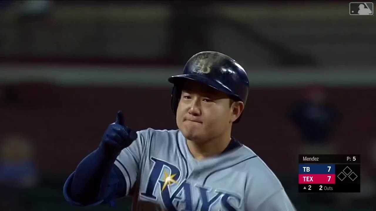 Ji-Man Choi Rays Highlights - YouTube