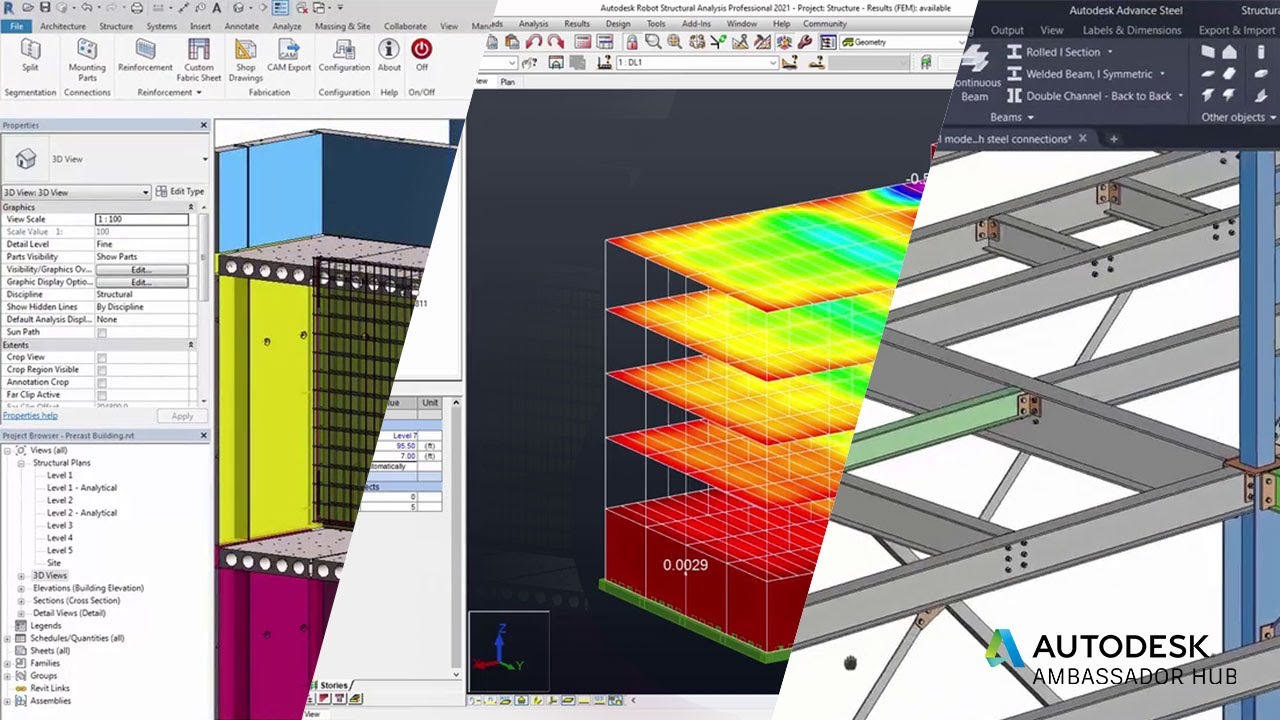 Autodesk Building Design, Structure and Engineering Workflow - YouTube