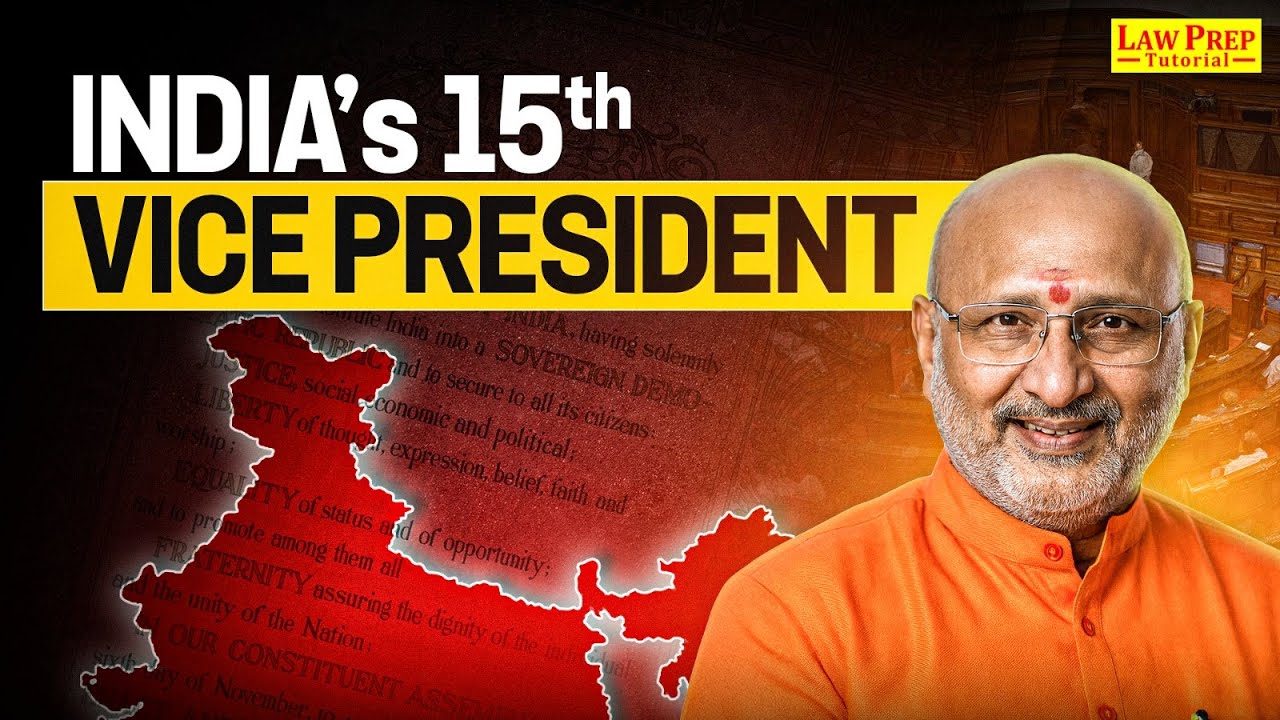 15th Vice President of India | All About C.P. Radhakrishnan | Powers ...