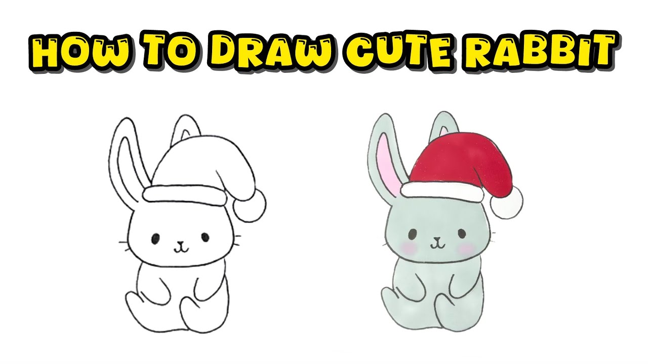 How to Draw a Cute Rabbit – Quick and Adorable Step-by-Step Drawing ...
