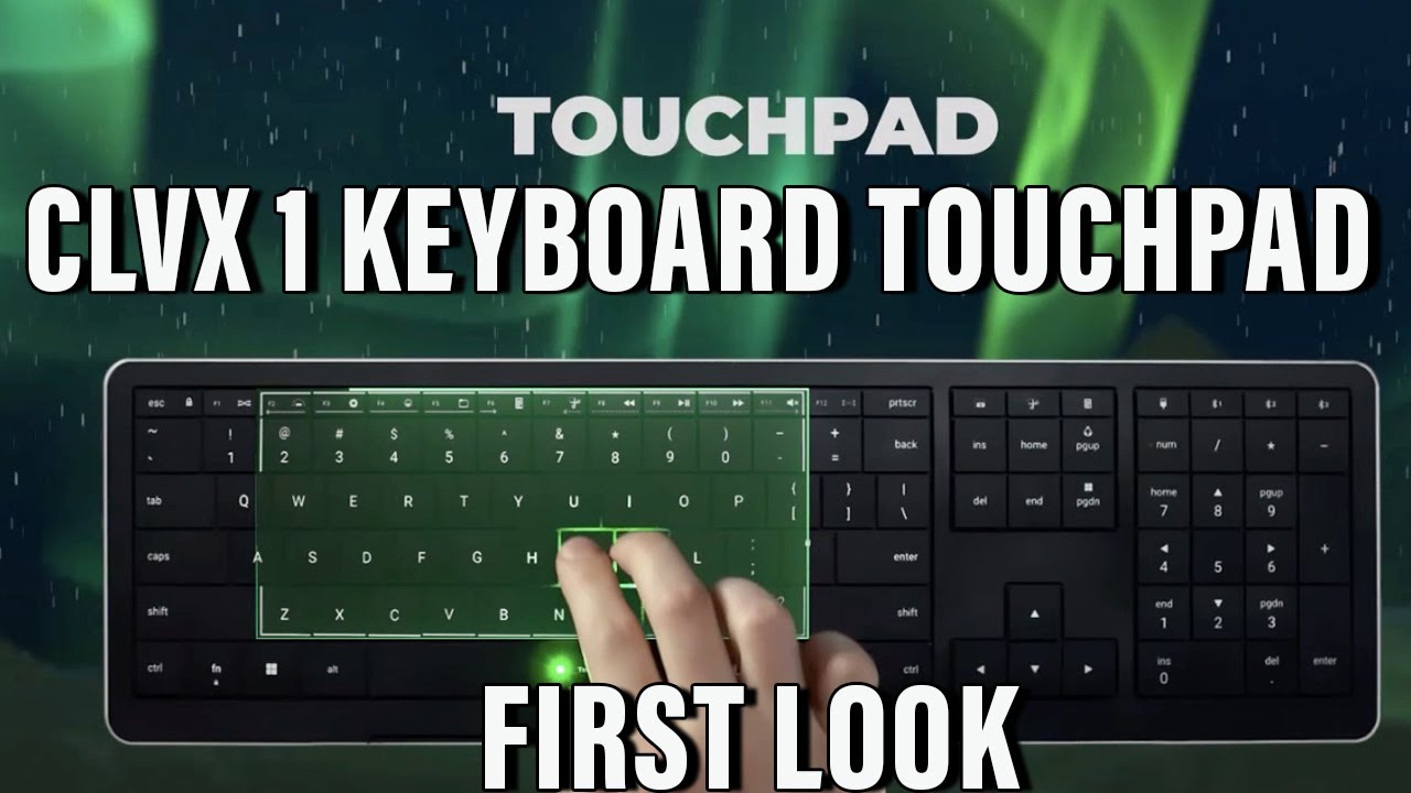 Must See! CLVX 1 Keyboard TouchPad Combo First Look! - YouTube