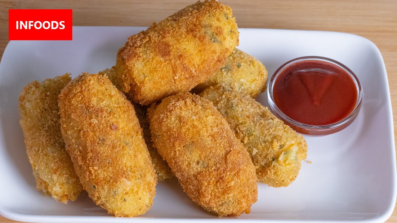 Potato Croquettes Recipe | How to Cook Potato Croquettes | Simple ...