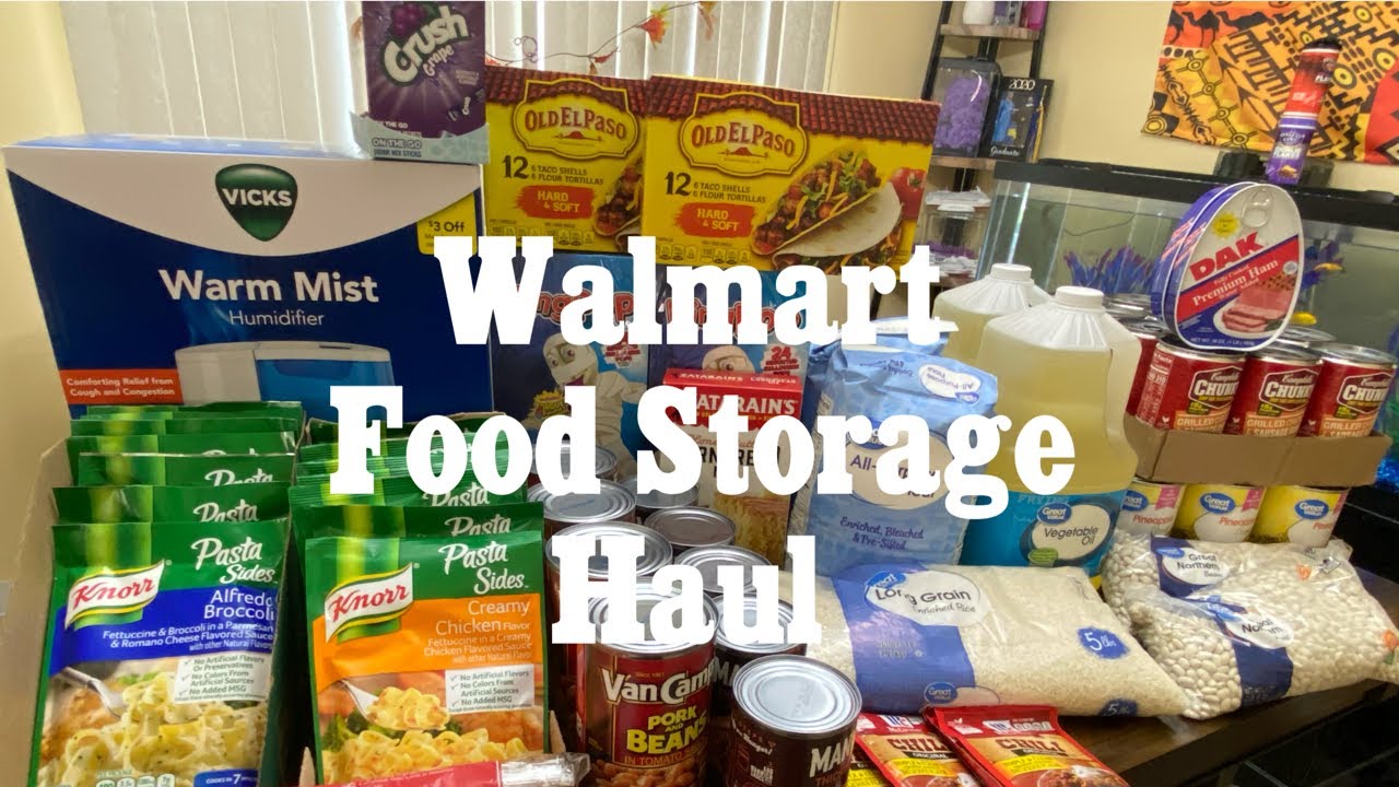 Walmart Prepper Pantry Haul:Fall 2020 - YouTube