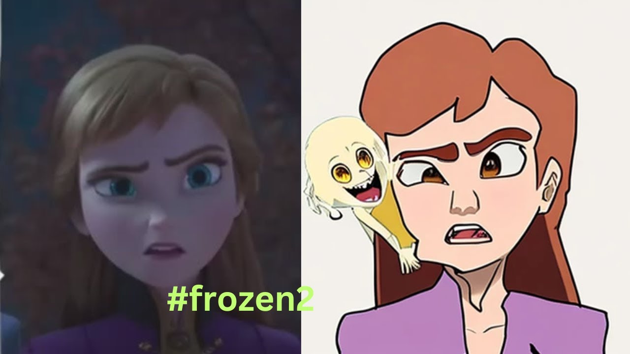 frozen 2 funny Drawing memes elsa Try not To laugh 😂#frozen2 #live2day ...
