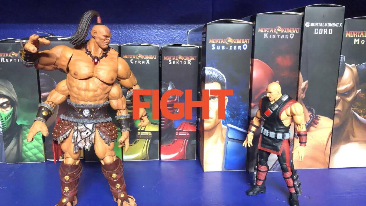 Goro VS Kano - Mortal Kombat stop motion - YouTube