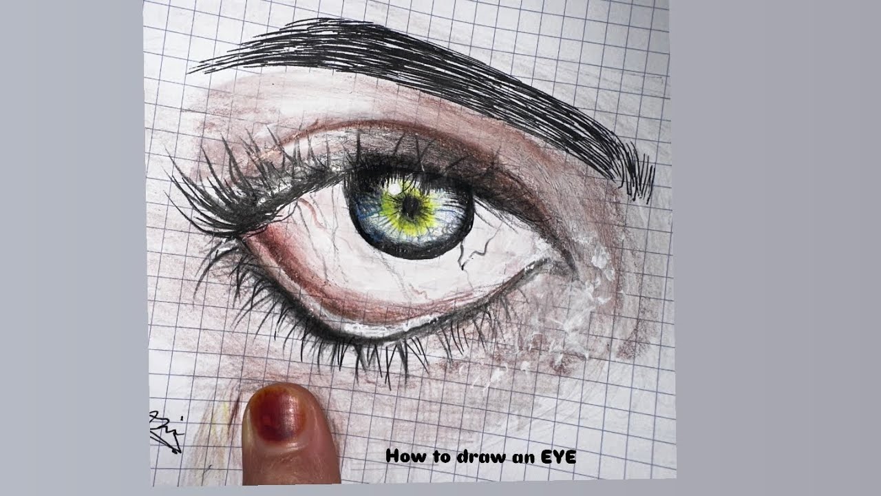 How to draw an Eye #eyes #ojo #artwork #coloredpencils - YouTube