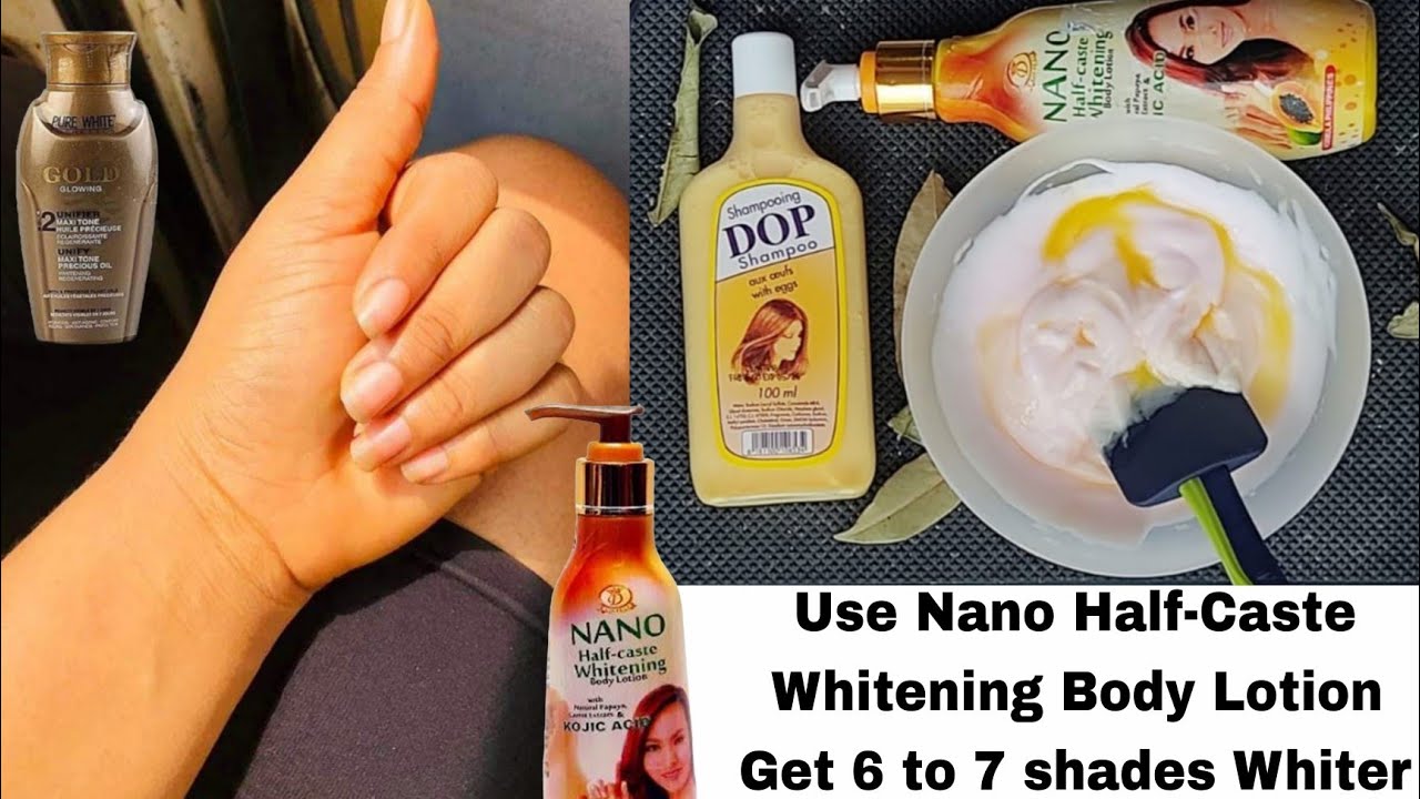 How to mix Nano Half-Caste Whitening Body Lotion with Kojic Acid # ...