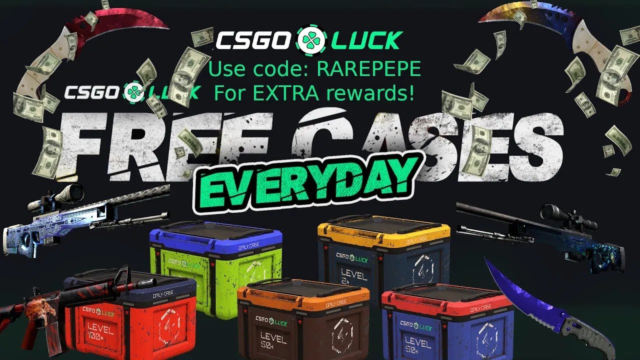 Top CS2 gambling site in 2024! | Free CS 2 skins | Csgoluck | Use code ...