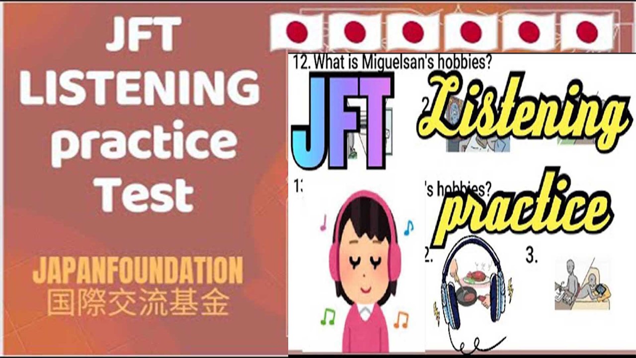 2025 NEW JFT Listening sample test with answers for jftbasica2 ...