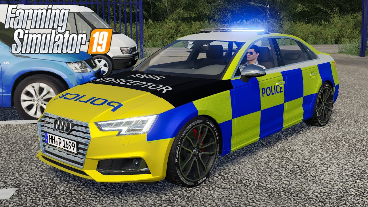 FS19 - Audi S4 UK POLICE INTERCEPTOR - British Car mod for Farming ...