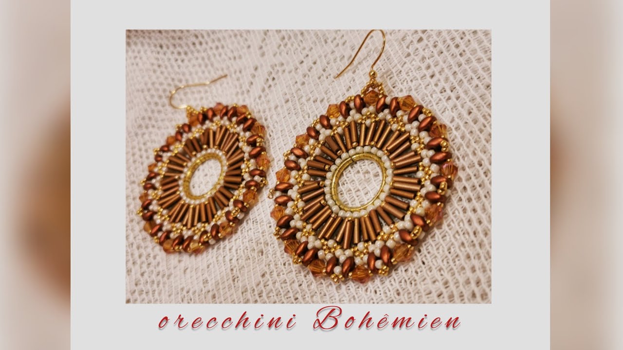 Video tutorial #14 - orecchini Bohêmien - (video nr2 trilogia #bugle) - YouTube