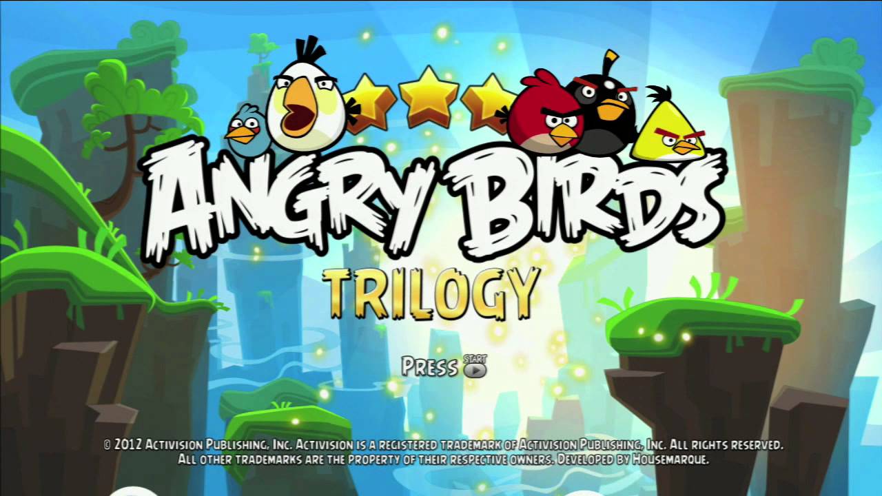 Angry Birds Trilogy Title Screen (PS3, 360) - YouTube