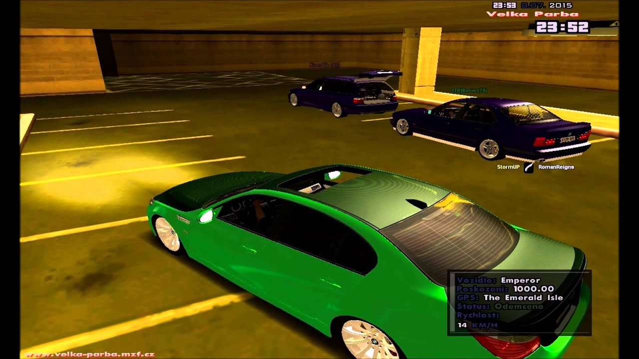 Gta San Andreas SAMP Tuning Jízda - YouTube