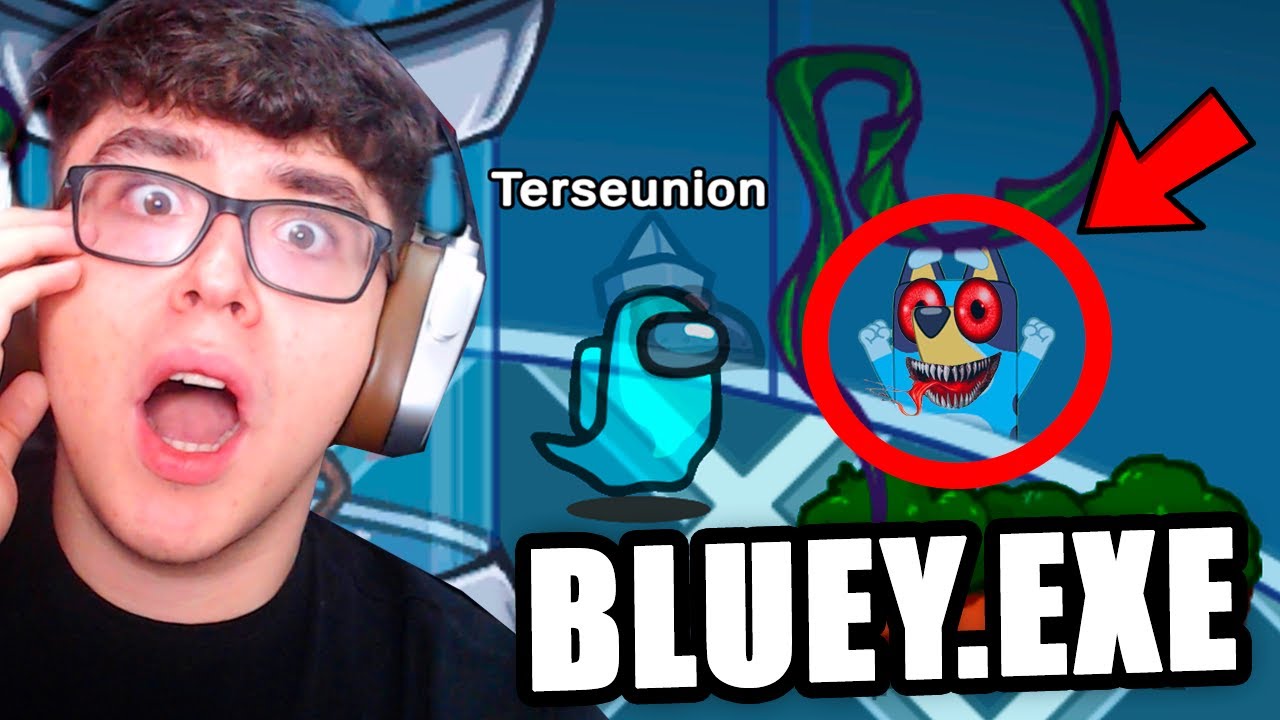 NO JUEGUES CON BLUEY.EXE EN AMONG US 😱 - Invoco Bluey.exe - Game Fer ...